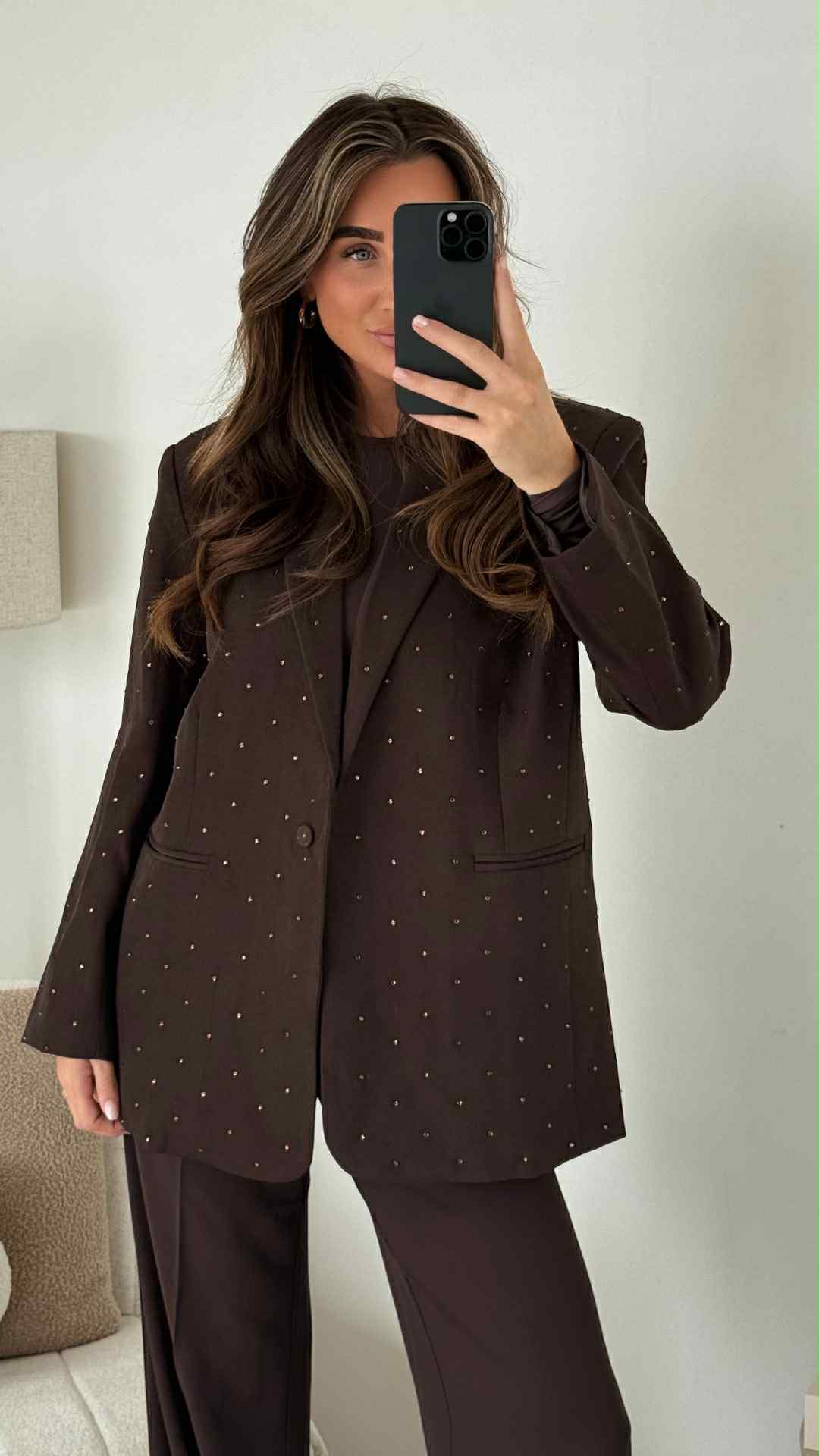 Nikita blazer Stone choko - L033