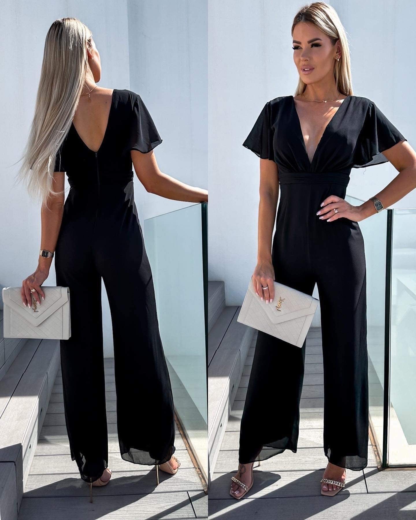 Lorrain jumpsuit black -R1475